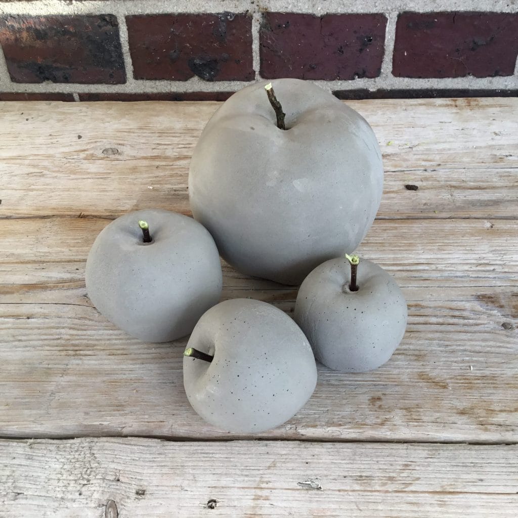 Silikon - Gießform - Apfel - Obst - Paradiesfrucht - 4 Größen | Beton ...